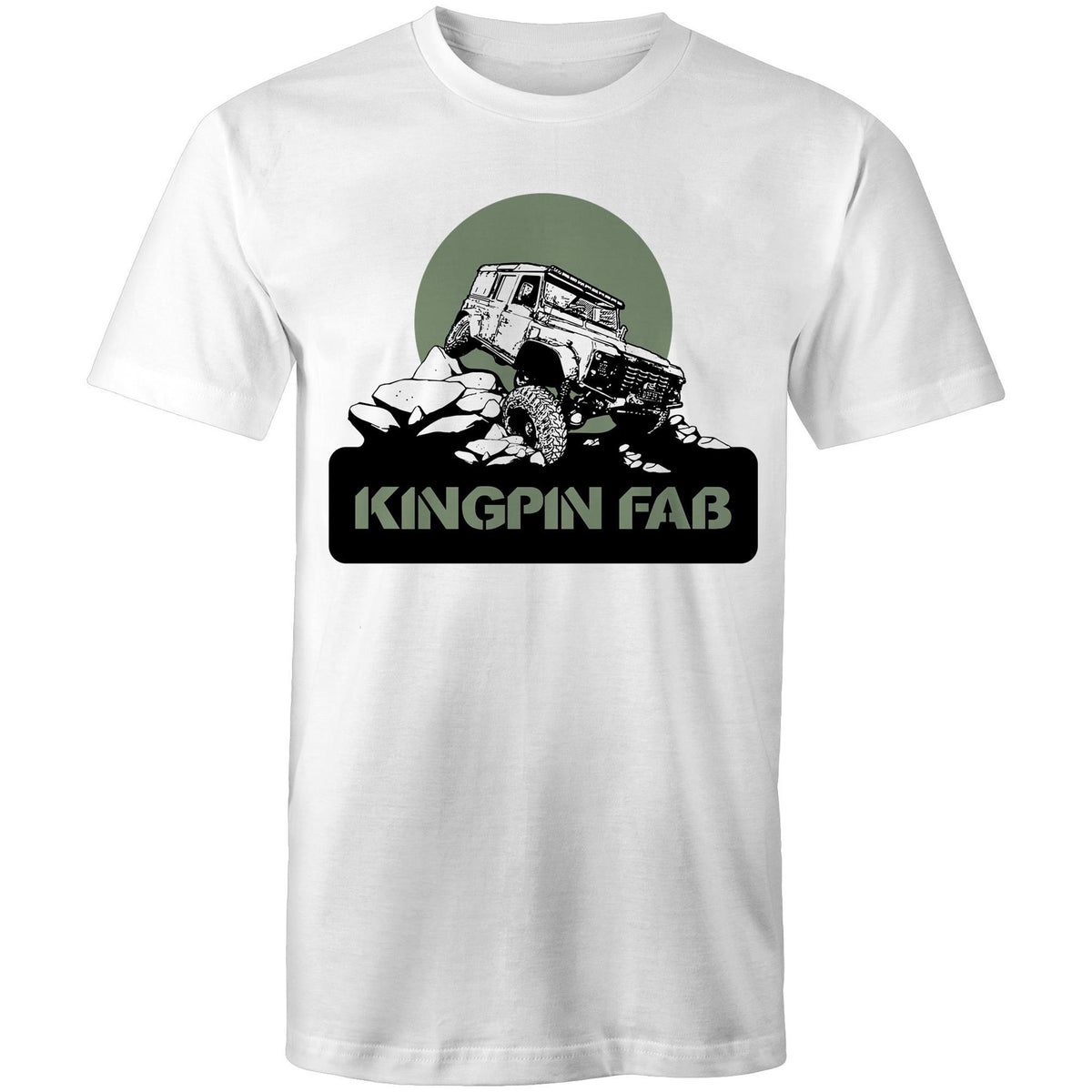 KINGPIN FAB - T SHIRT 2 - WHITE – KINGPIN Fab