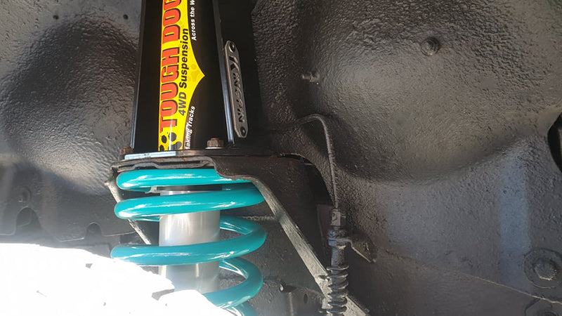 TOUGH DOG - ADJUSTABLE SHOCKS – KINGPIN Fab